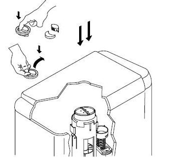 Install the Push Button Rods for a Dual Flush Toilet