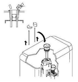 Install the Push Button Rods for a Dual Flush Toilet