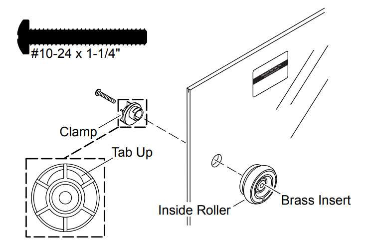 Levity® Shower Doors Roller Installation And Adjustment