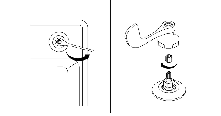 Handle Adjustment with Spline Adapter